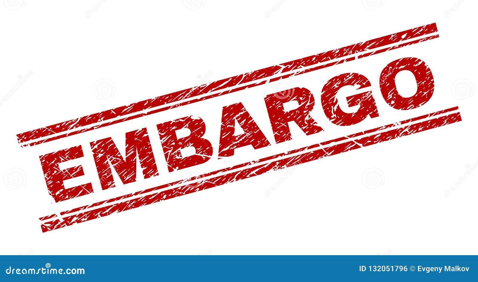 Scratched Textured EMBARGO Stamp Seal Stock Vector - Illustration of ...