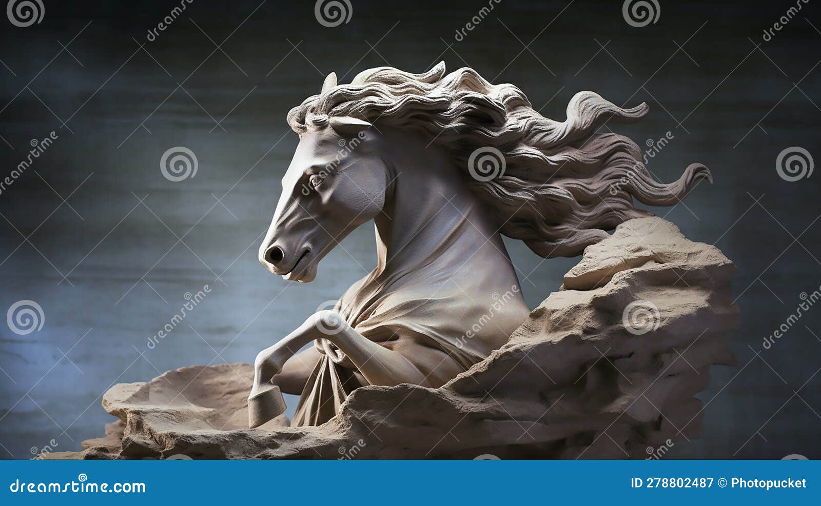 Non Human Stone Sculptures stock illustration. Illustration of ...