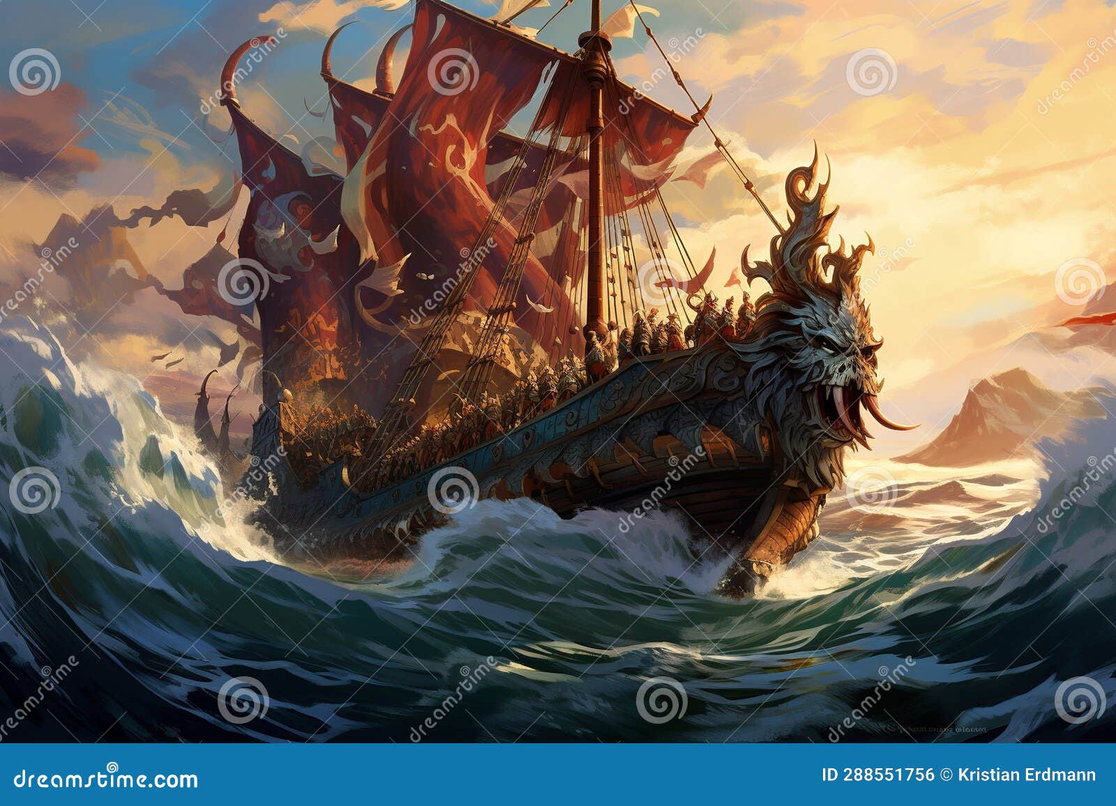 Viking Navigating Coloring Page For Kids Vector Illustration ... Viking Navigating Coloring Page For Kids Vector Illustration ...