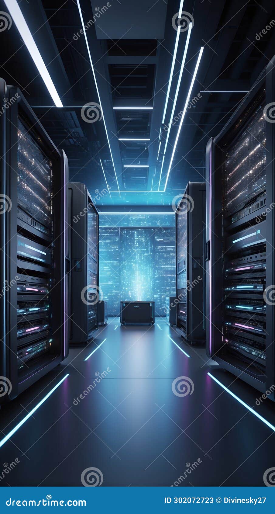 QuantumQuotient S Data Utopia: 3D Velocity Unleashed. AI Generate Stock ...