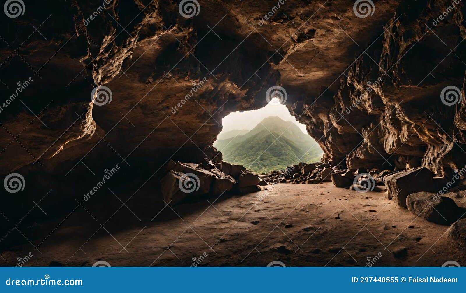 Magical Cavern Adventure stock illustration. Illustration of world ...