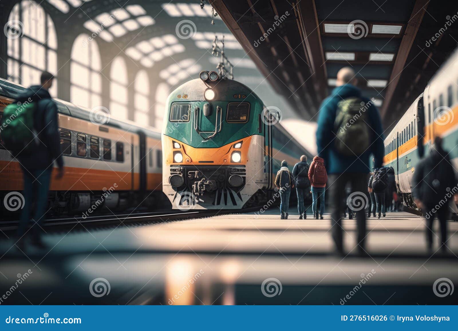 Immersive Train Station Experience: Unreal Engine 5, Ultra-Wide Angle ...