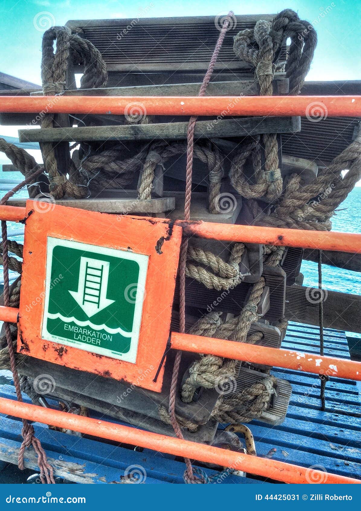 Embarkation ladder stock image. Image of meeting, ladder - 44425031