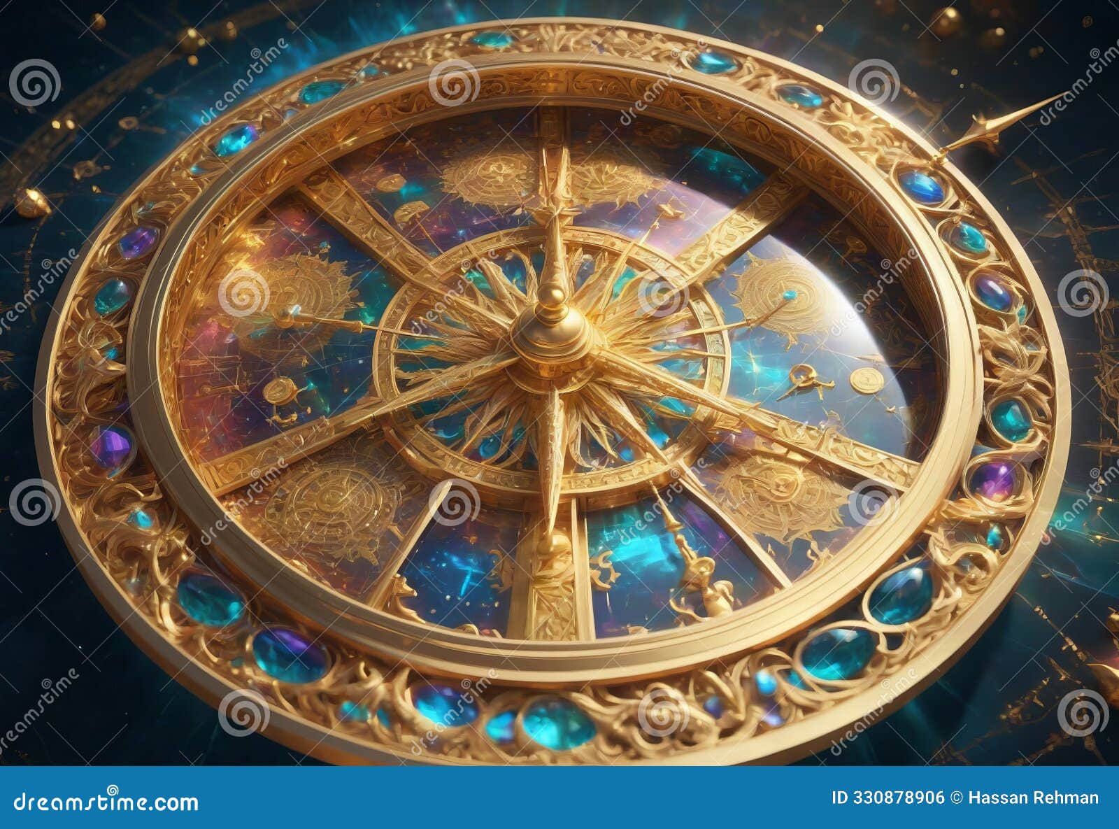 Embarking on a High-Definition Virtual Treasure Hunt Stock Illustration ...