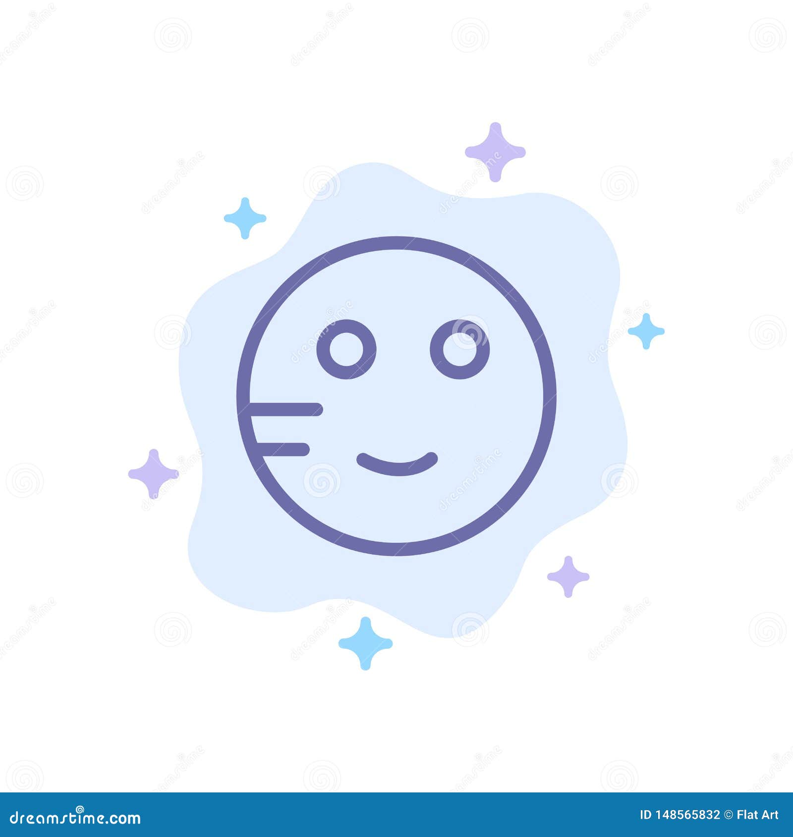 Abstract Embarrassed Little Girl Covers Her Face With Her Hands. Human ...