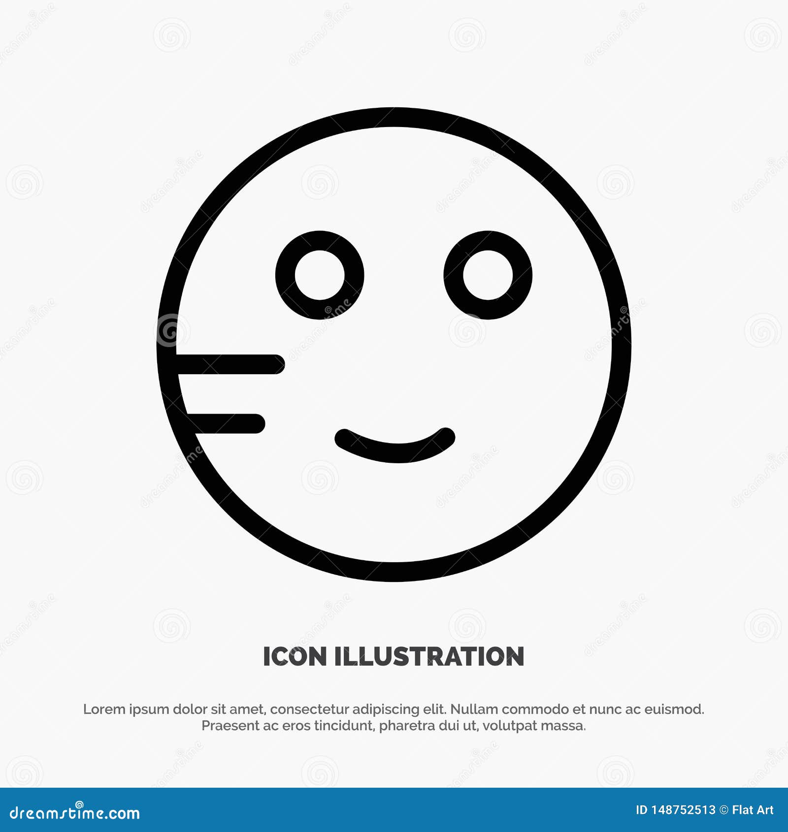 Embarrassed, Emojis, School, Study Line Icon Vector Stock Vector ...