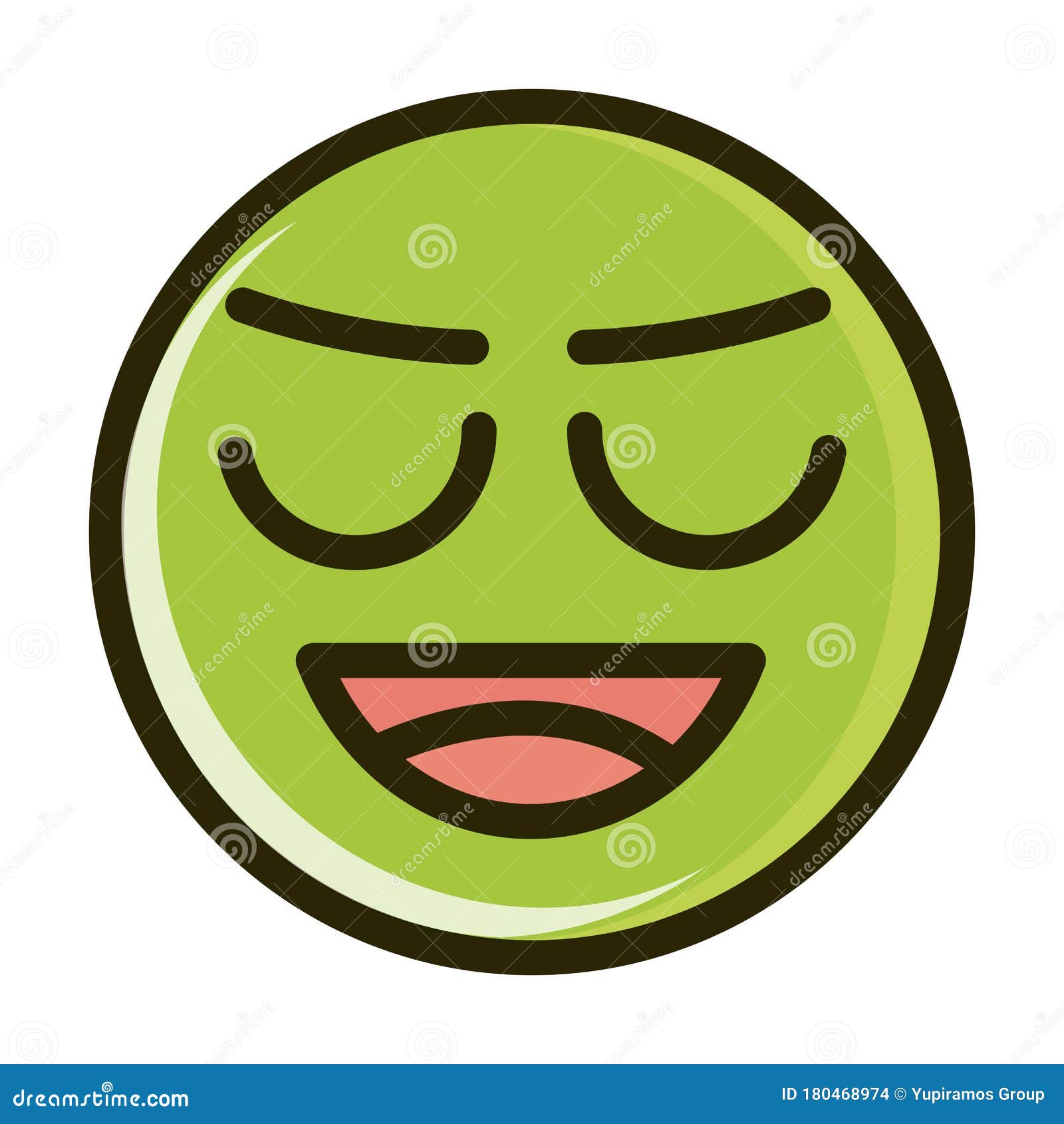 Embarrassed Funny Smiley Emoticon Face Expression Gradient Style Icon ...
