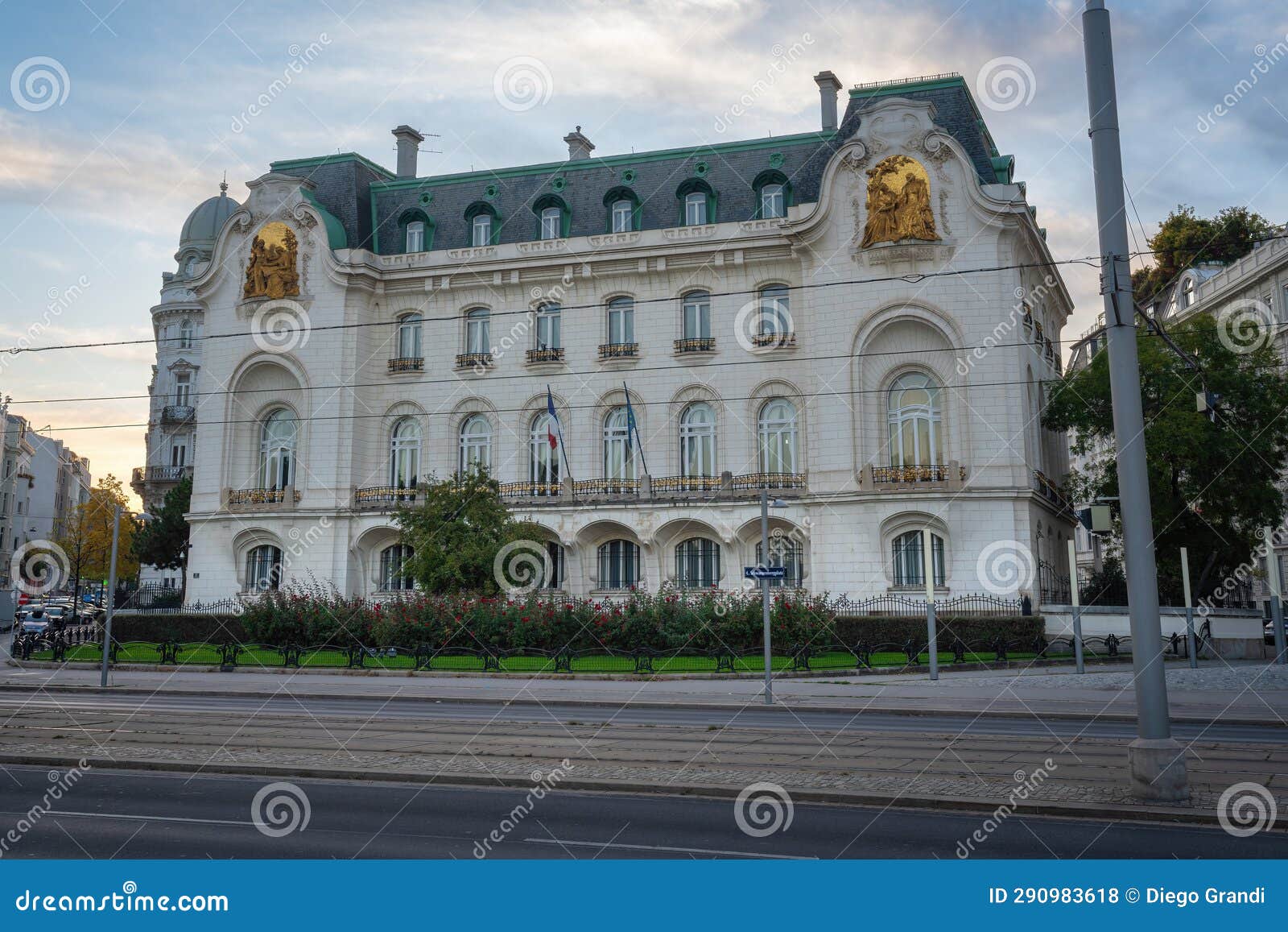 Embassy of France - Vienna, Austria Editorial Stock Photo - Image of ...