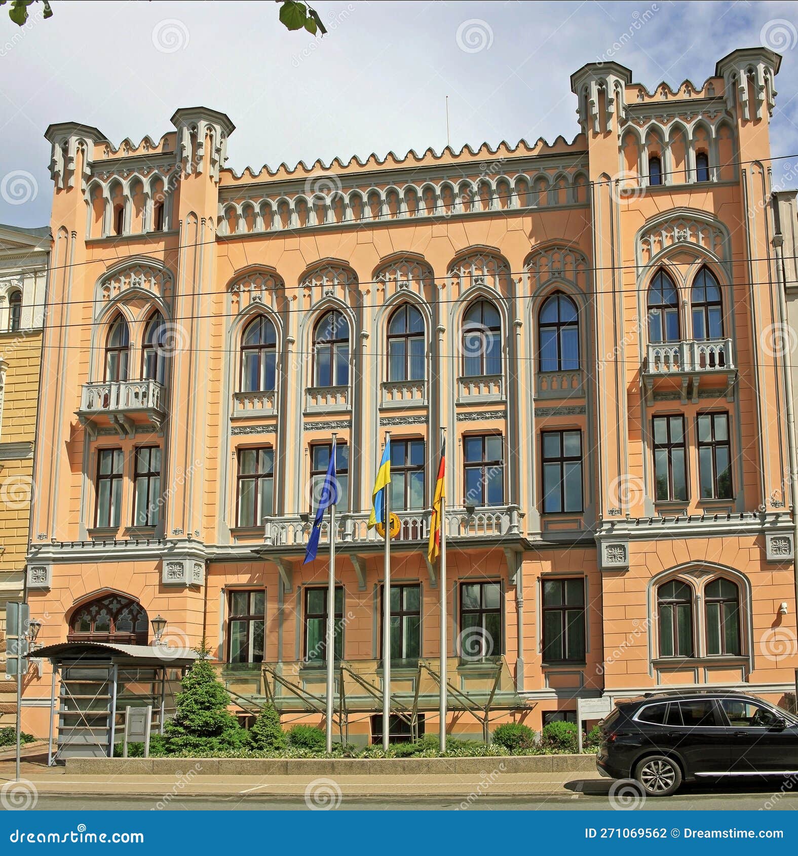 Embassy of Germany in Riga, Latvia Editorial Photography - Image of ...