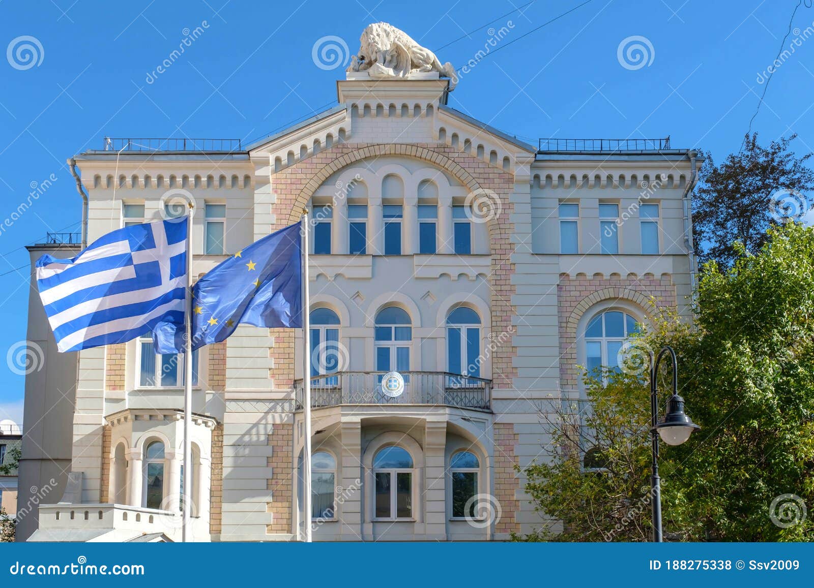 Embassy of Greece in Moscow Editorial Stock Photo - Image of ...
