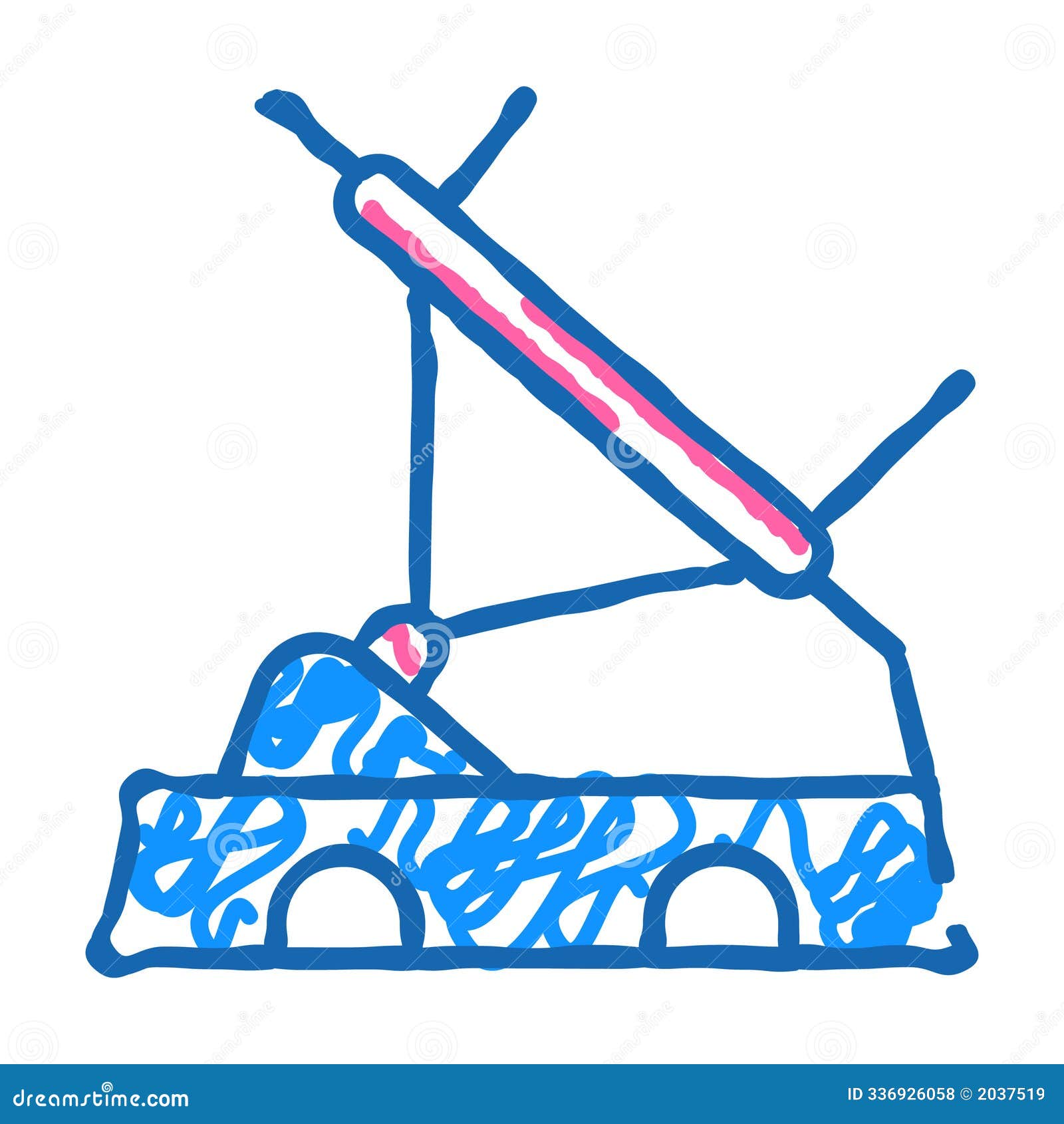 Embedded Barcode Scanner Icon Doodle Illustration Stock Vector ...