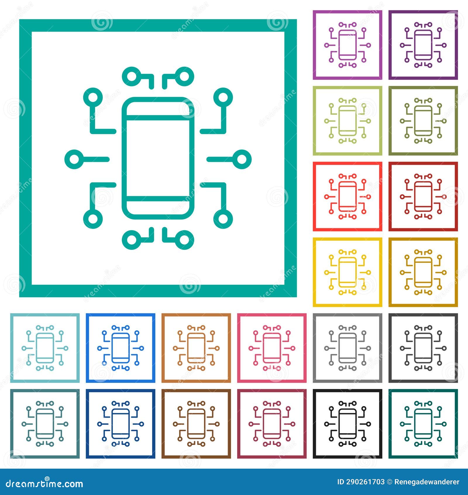 Embedded Device Icon. Monochrome Style Design From Machine Learning ... Embedded Device Icon. Monochrome Style Design From Machine Learning ...