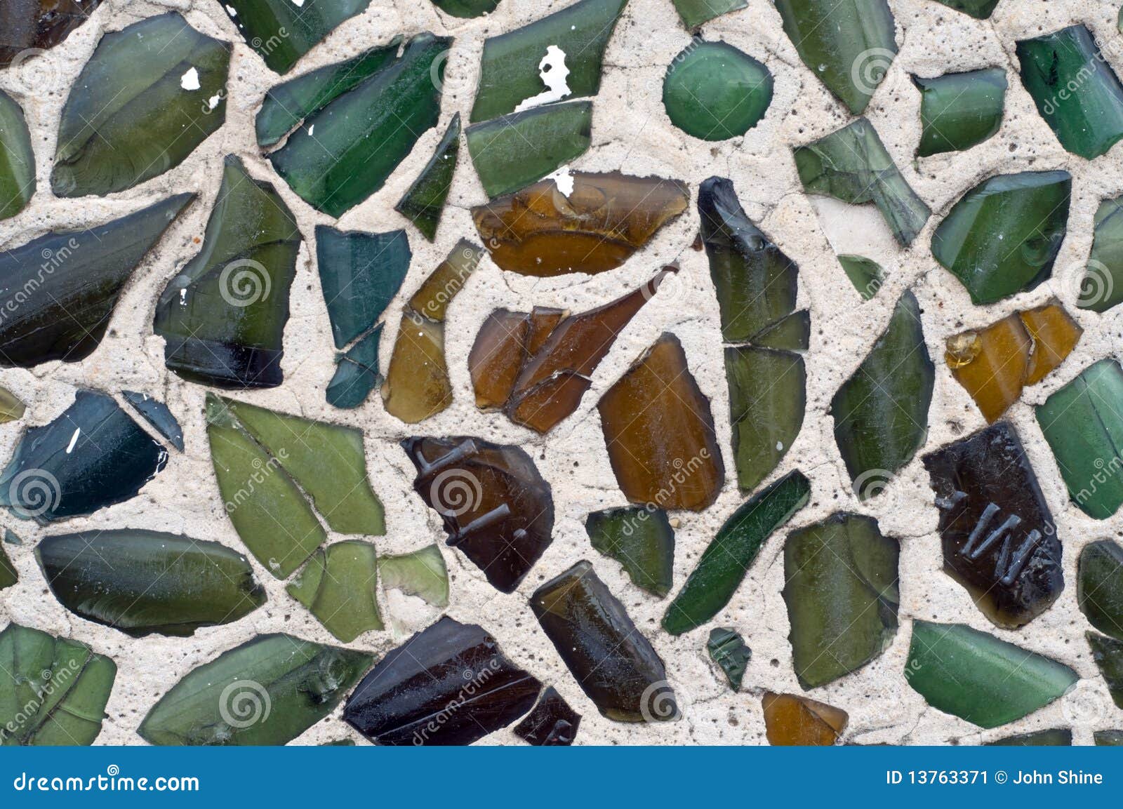 Embedded Glass Wall Background Picture. Image: 13763371