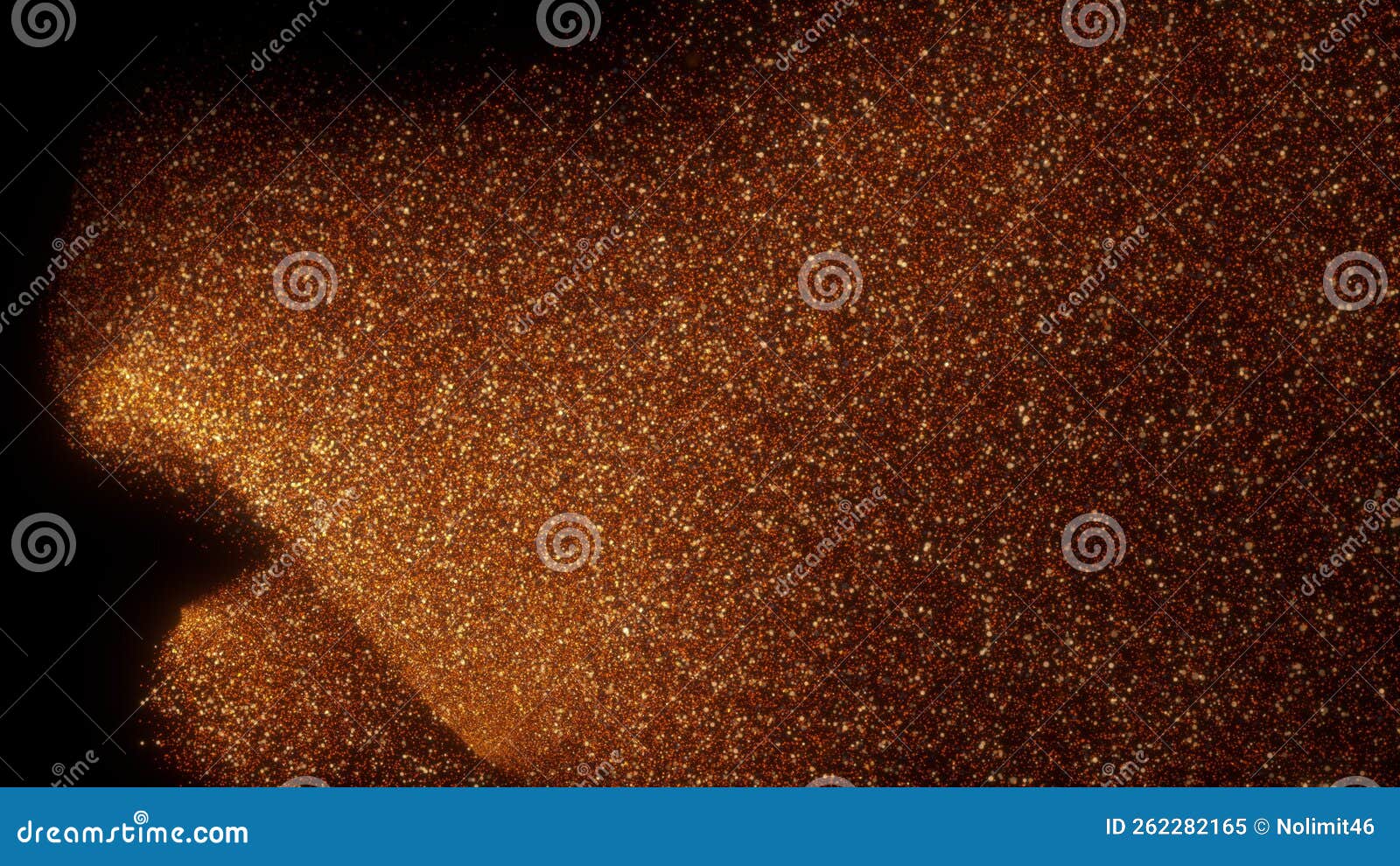 Ember gold particles stock illustration. Illustration of flicker ...