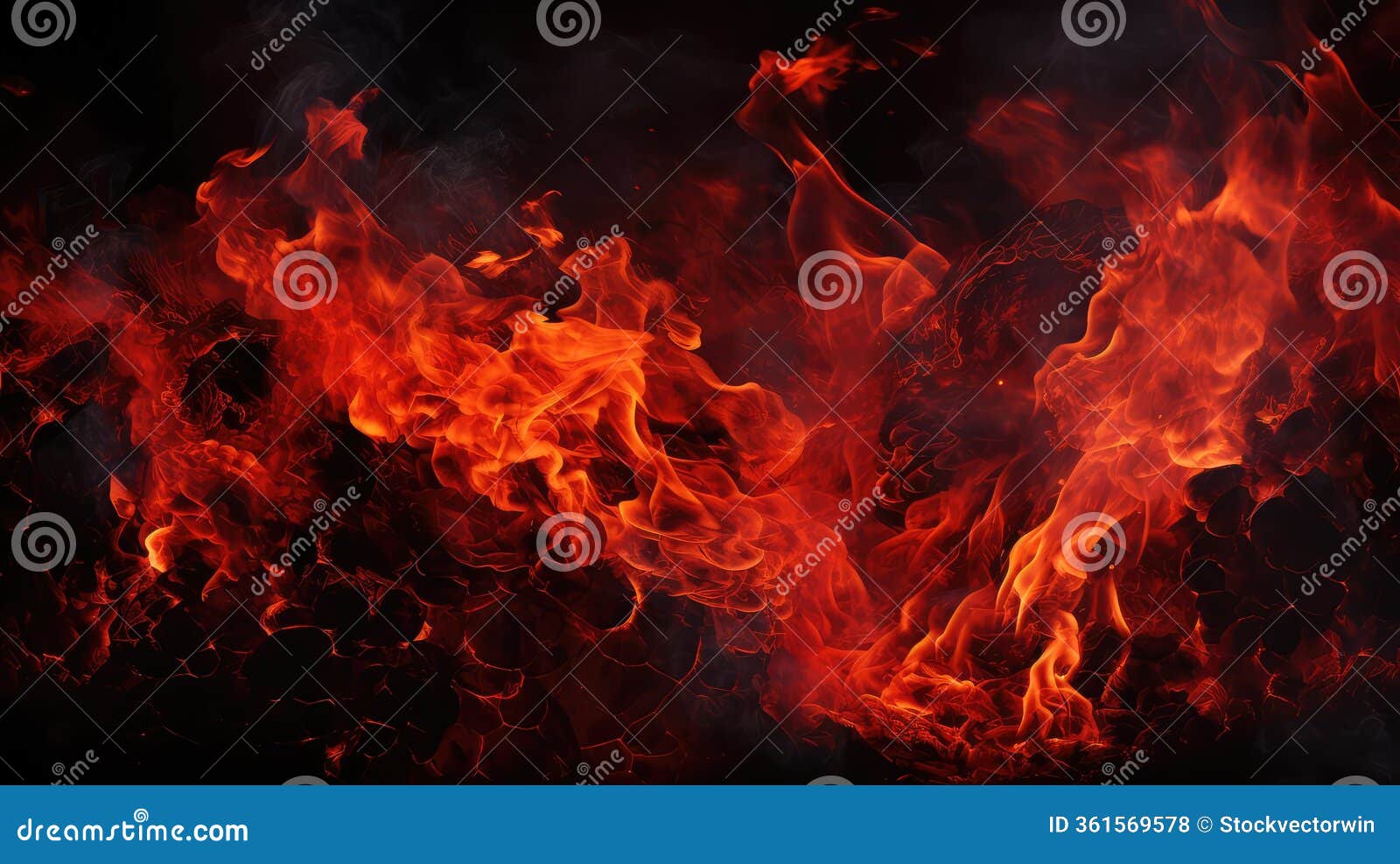 Ember hell fire stock illustration. Illustration of heat - 361569578