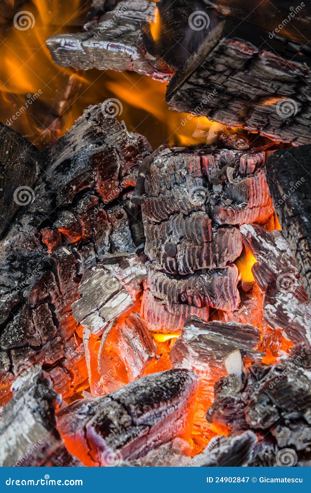 Embers stock image. Image of abstract, coal, cooking - 24902847