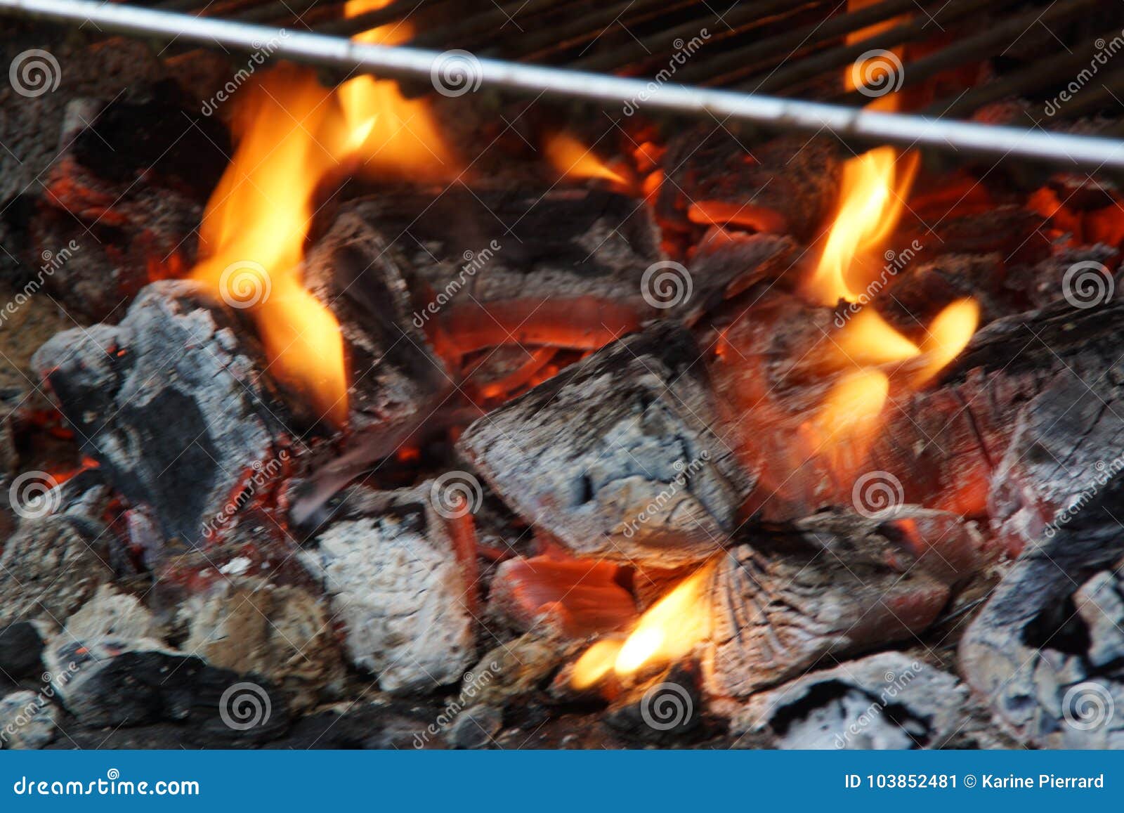 Fire and Embers - Font View Stock Image - Image of constituted, carried ...