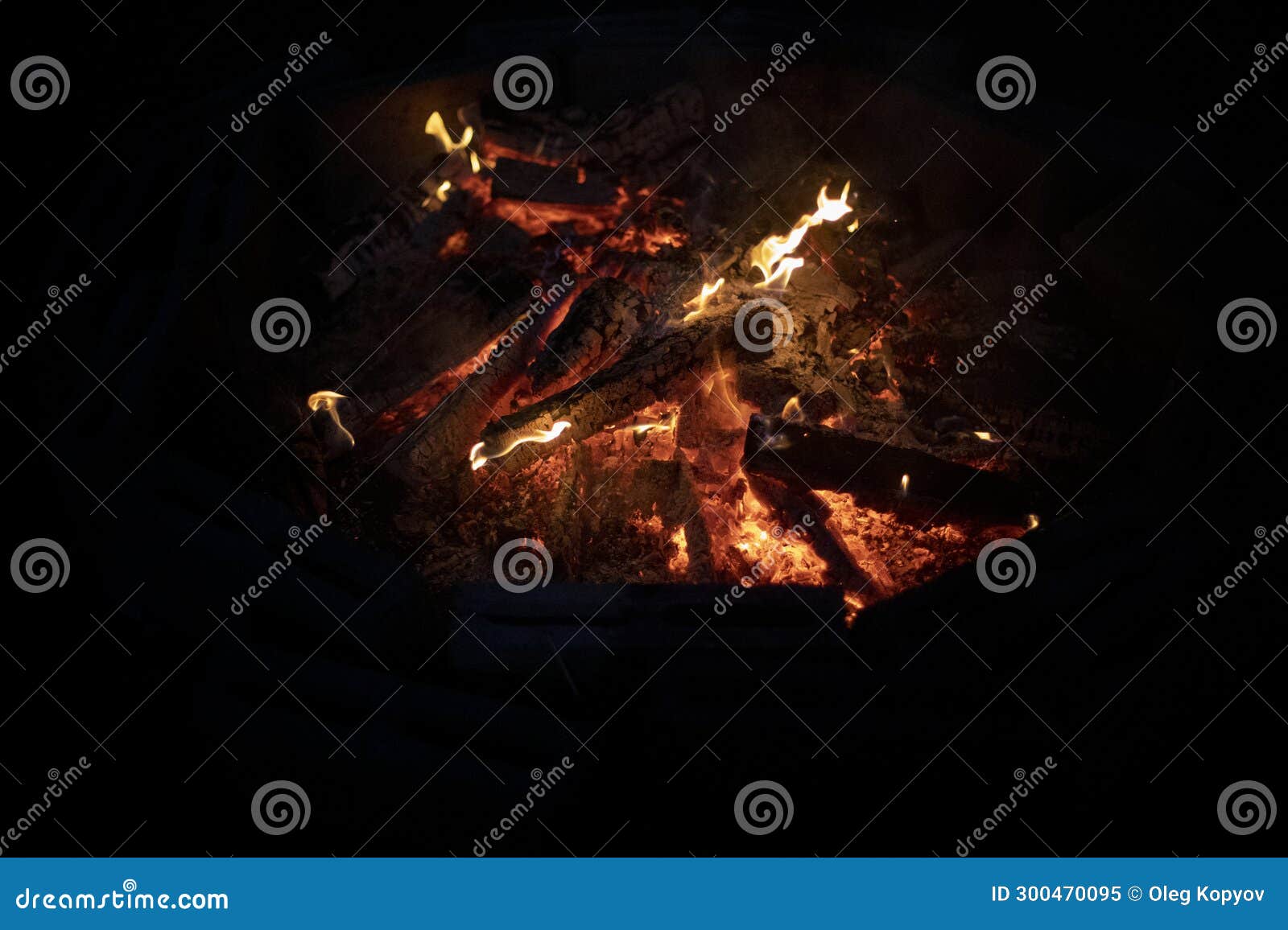 Embers in Dark. Bonfire Night Stock Image - Image of textured, hell ...