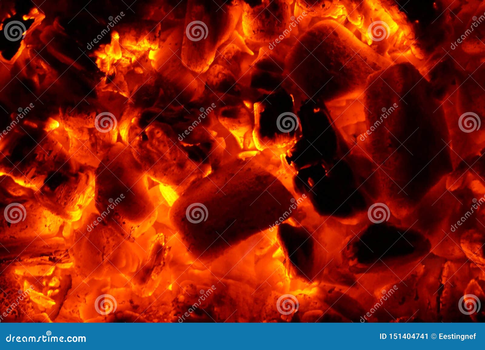 Embers Glowing Background. Close Up Stock Image - Image of bonfire ...