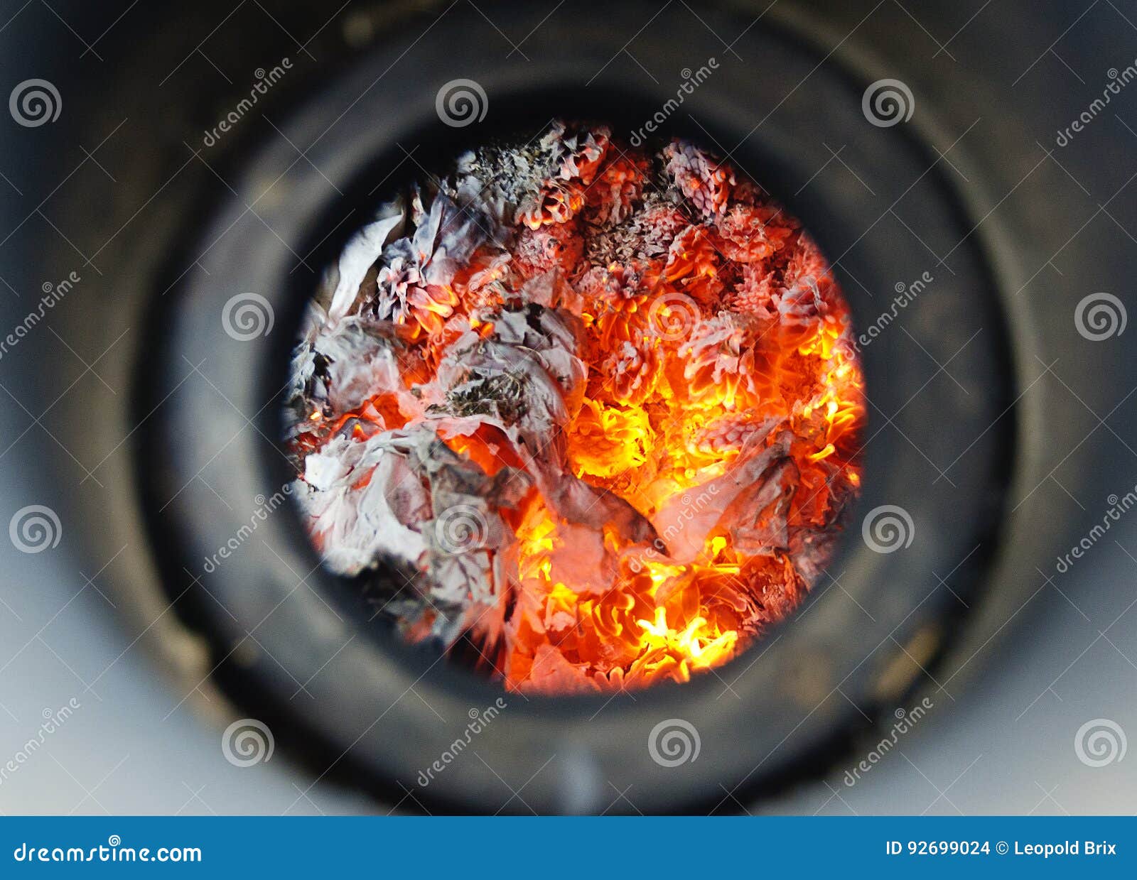 Embers in an oven stock photo. Image of fire, embers - 92699024