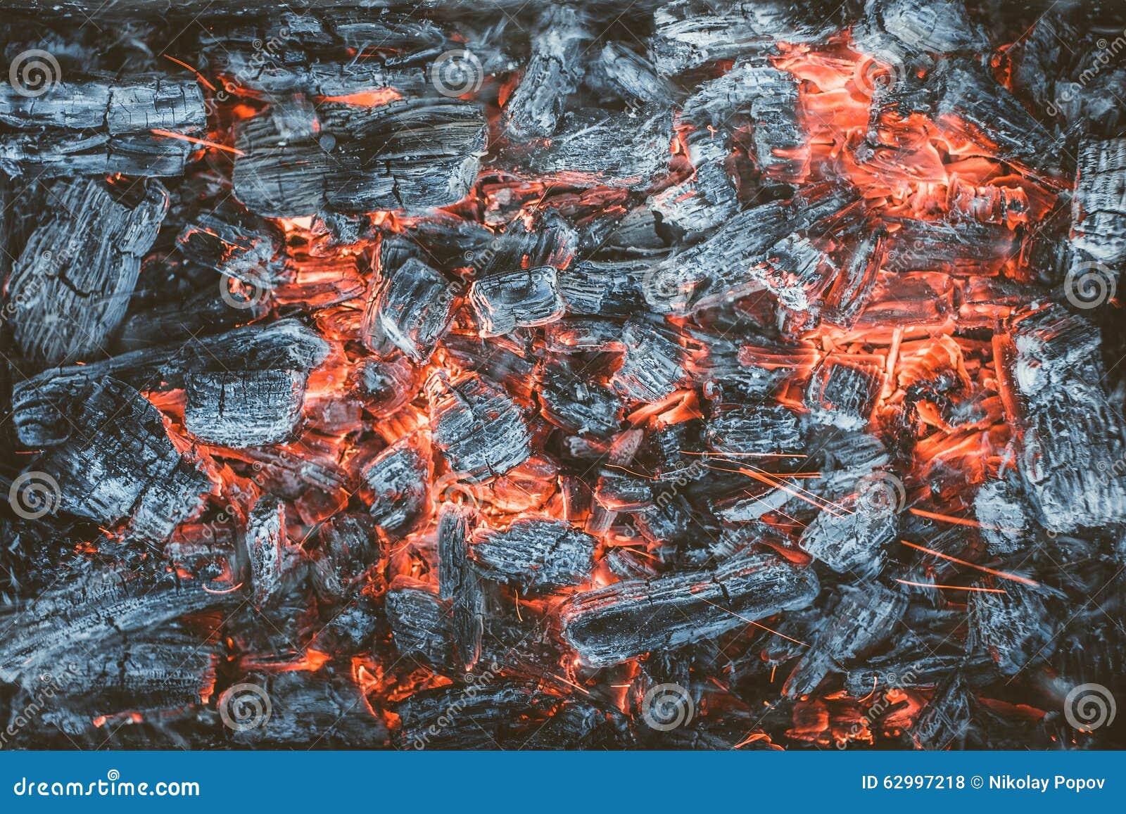 Embers. stock photo. Image of ablaze, heat, flame, glowing - 62997218