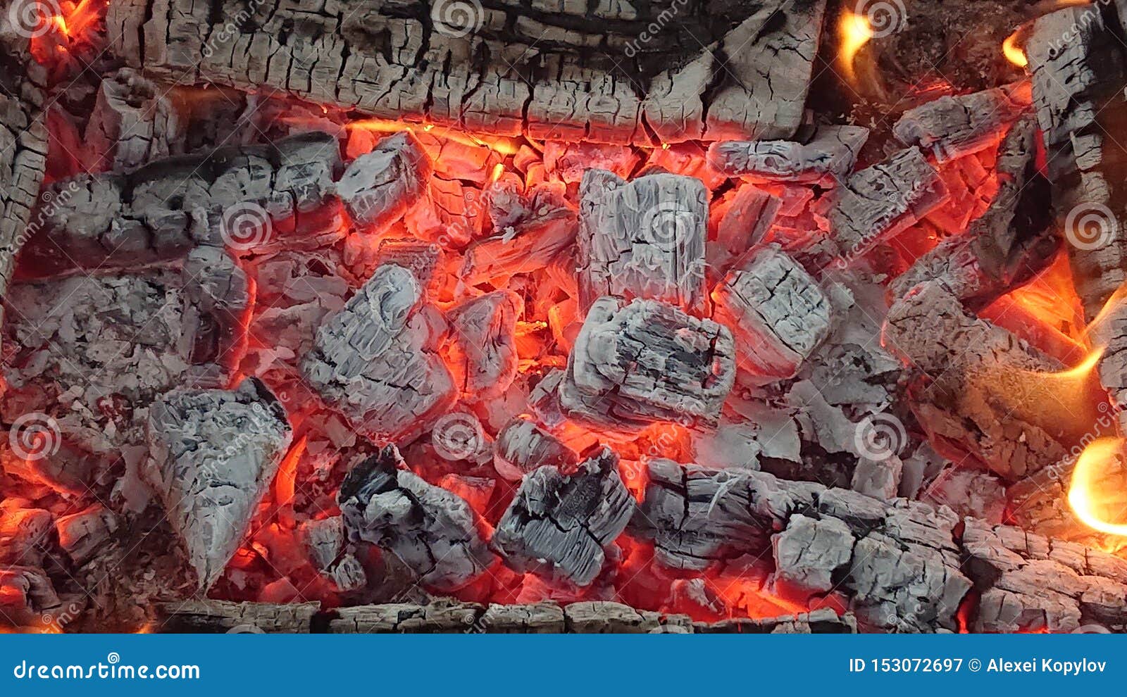 Embers stock image. Image of fire, nature, wood, flame - 153072697