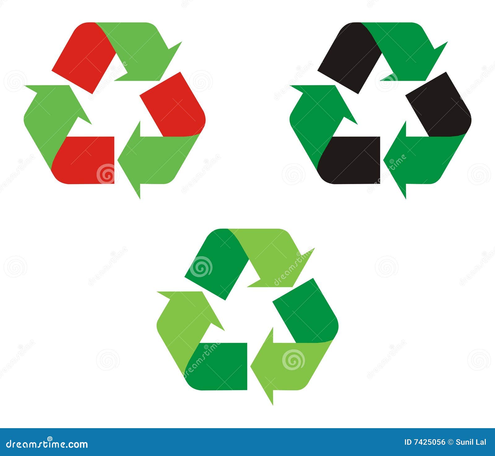 Embleem Kringloop stock illustratie. Illustration of pictogram - 7425056