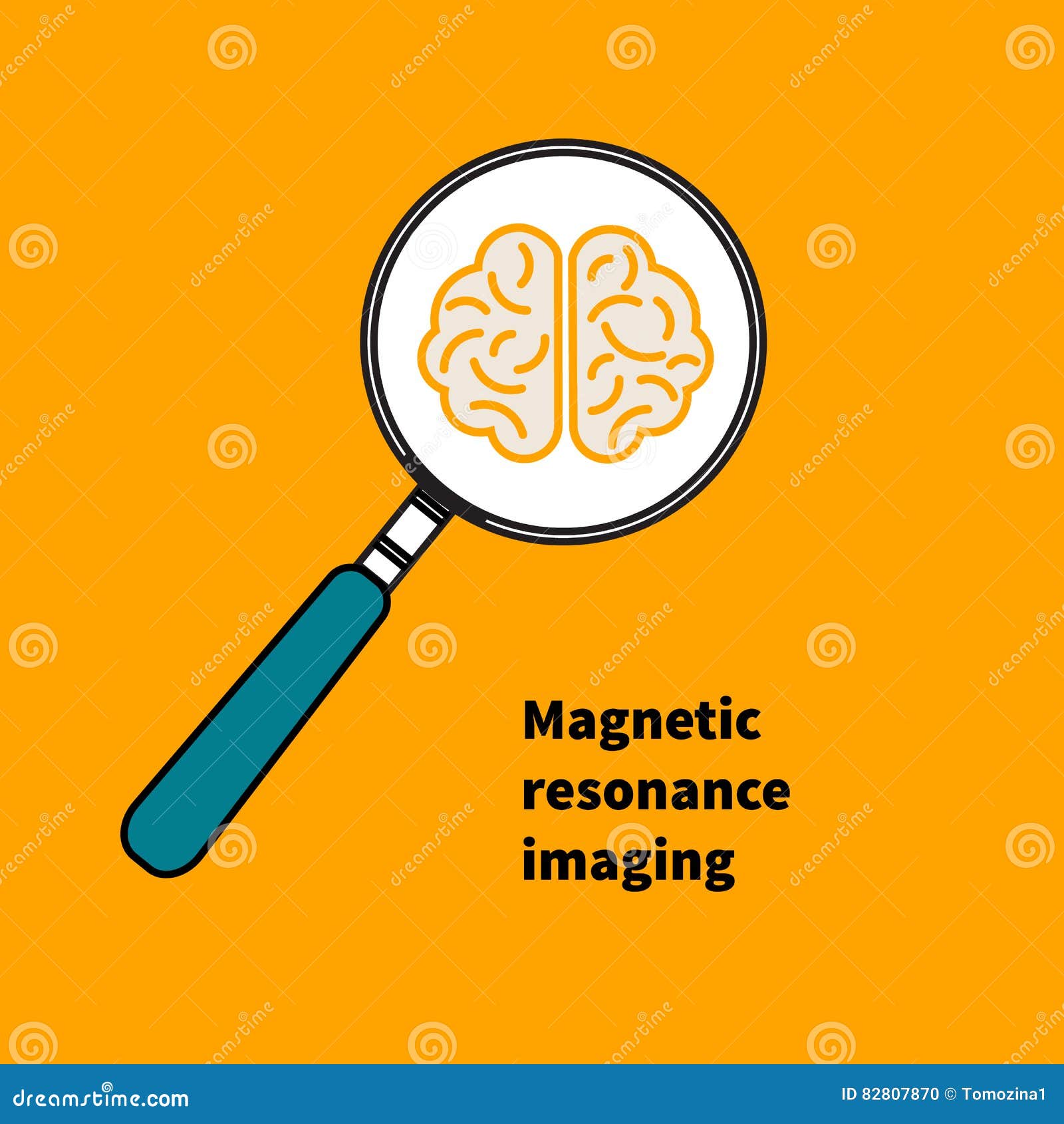 Embleem, pictogram MRI vector illustratie. Illustration of ...