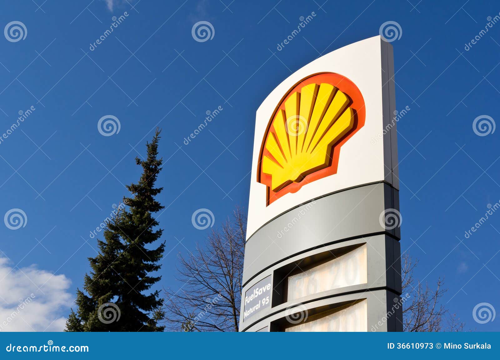 Embleem Van De Oliemaatschappij Van Shell Redactionele Stock Foto ...