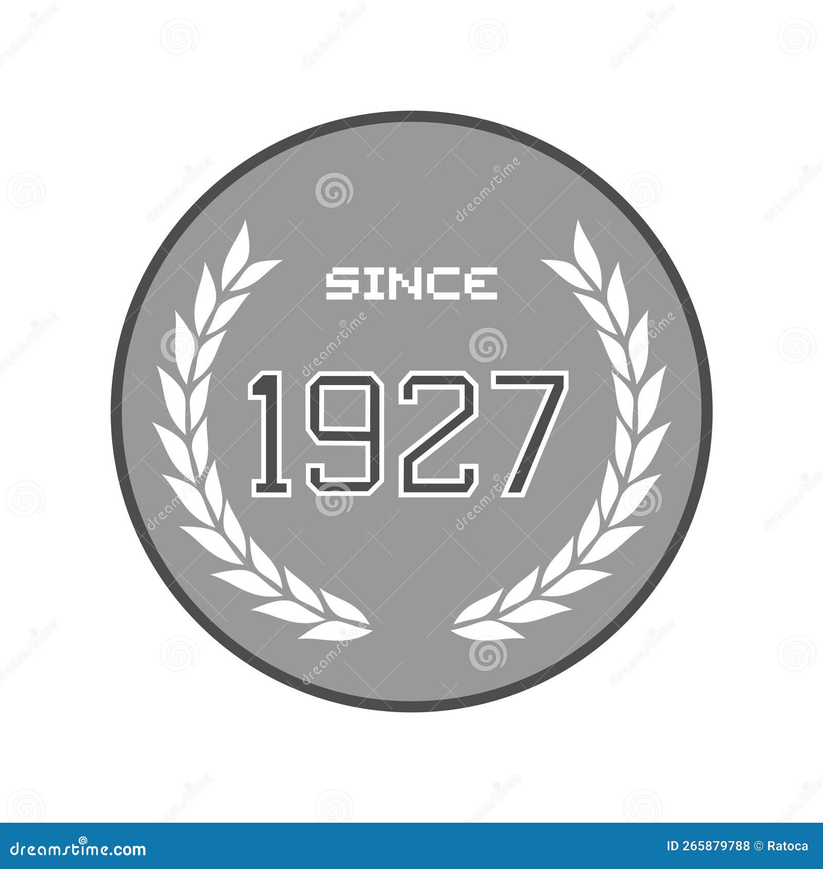 Since 1927 Emblem Vector Illustration | CartoonDealer.com #265879788