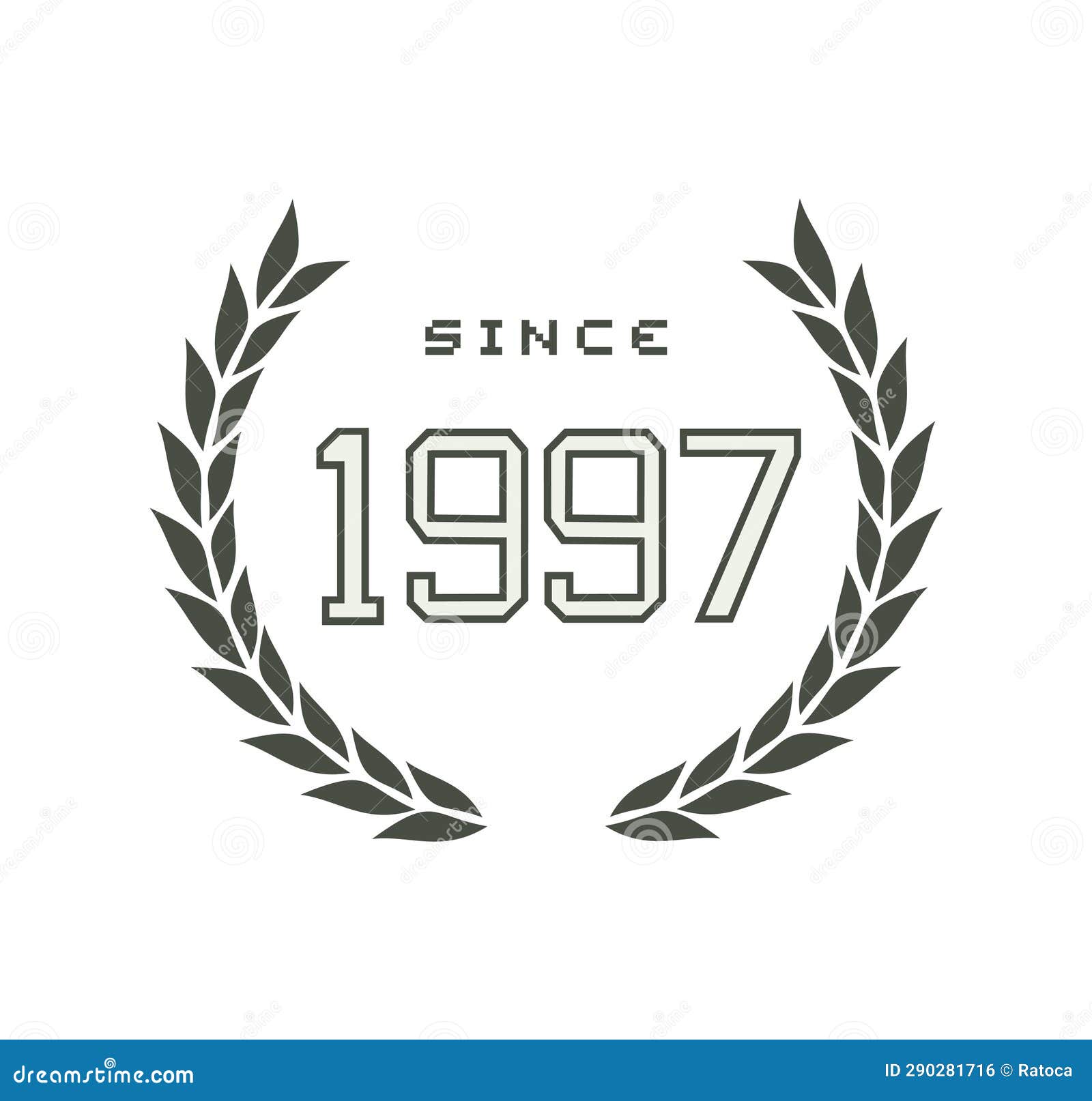 Since 1997 Emblem Cartoon Vector | CartoonDealer.com #269368549