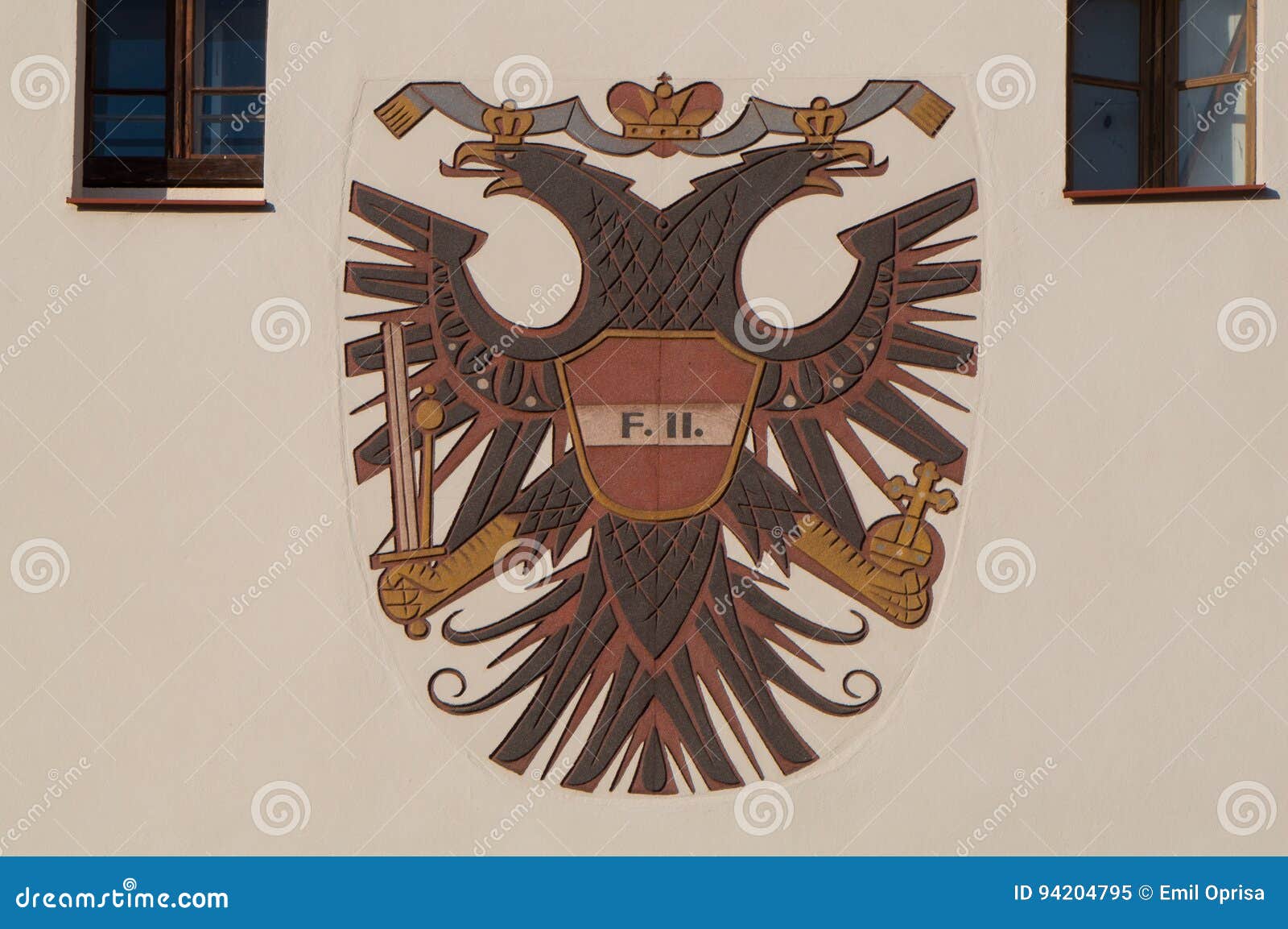 Emblem of Austria editorial image. Image of empire, white - 94204795