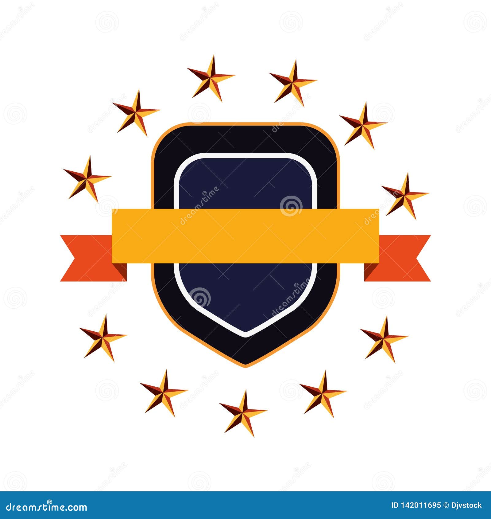 Emblem Badge Empty Template Stock Vector - Illustration of sign, icon ...