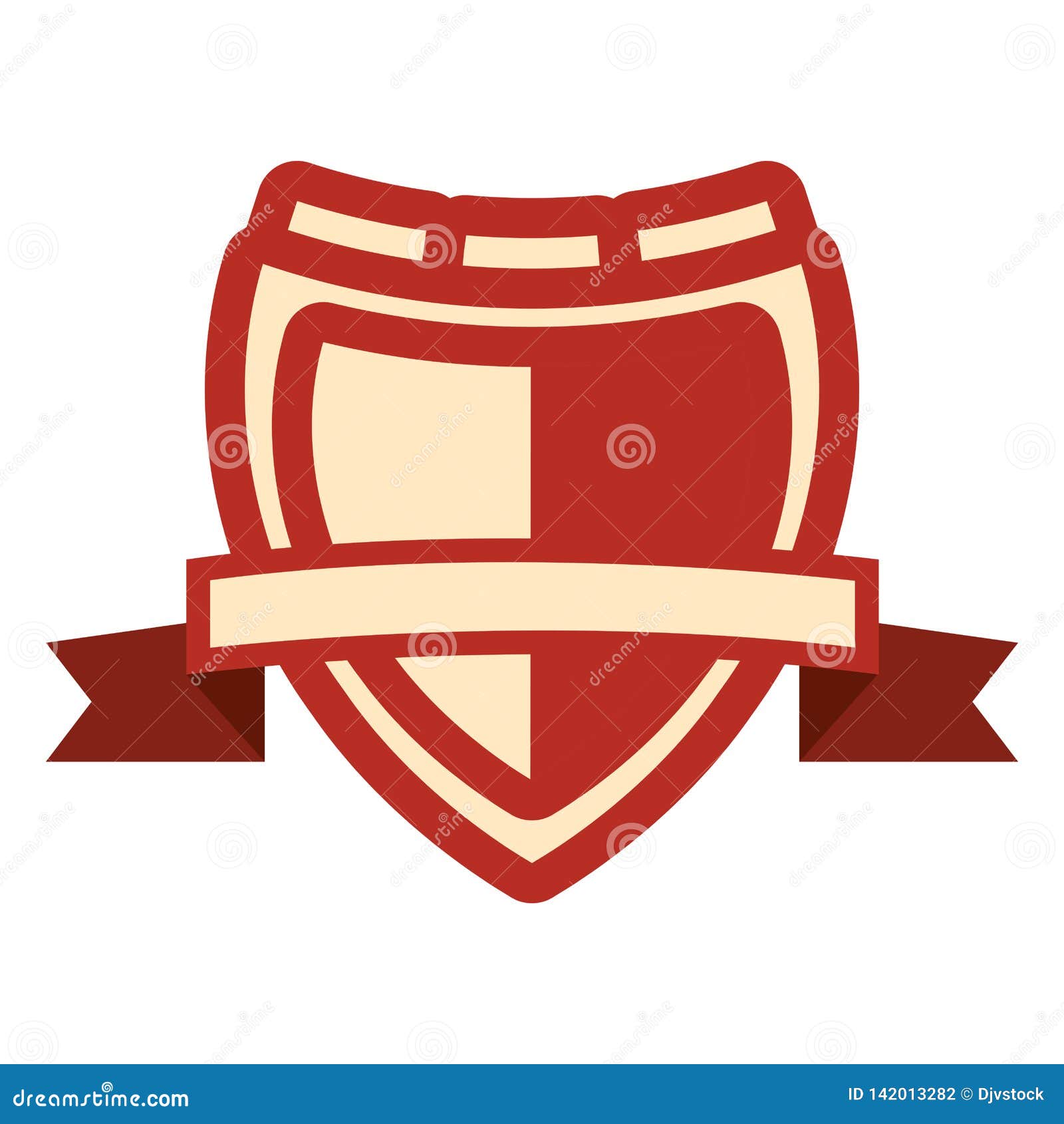 Emblem Badge Empty Template Stock Vector - Illustration of emblem ...