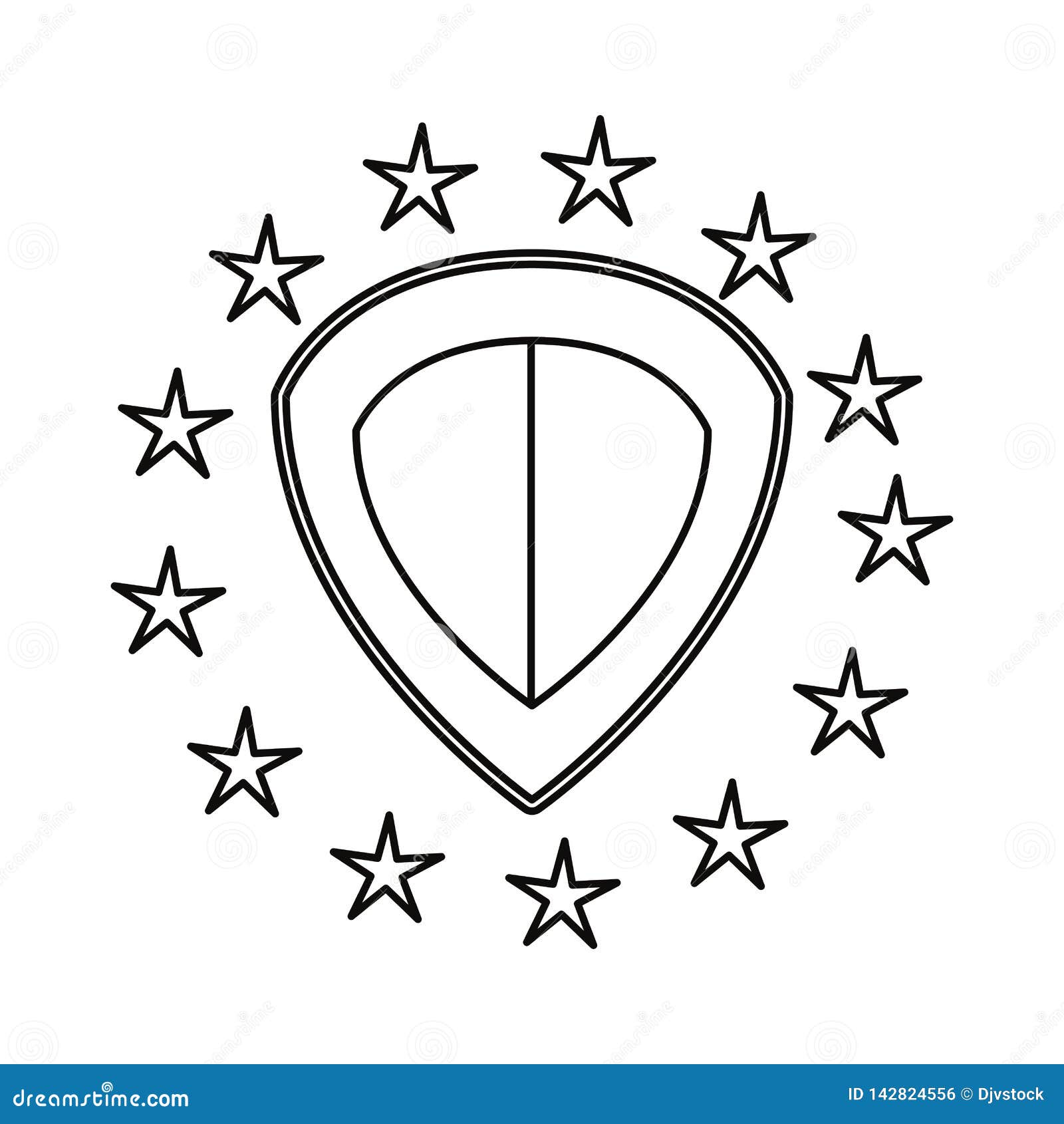 Emblem Badge Empty Template Stock Vector - Illustration of background ...