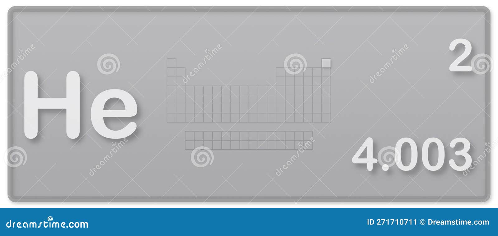 Chemical Table of the Elements, Helium Illustration Stock Image ...
