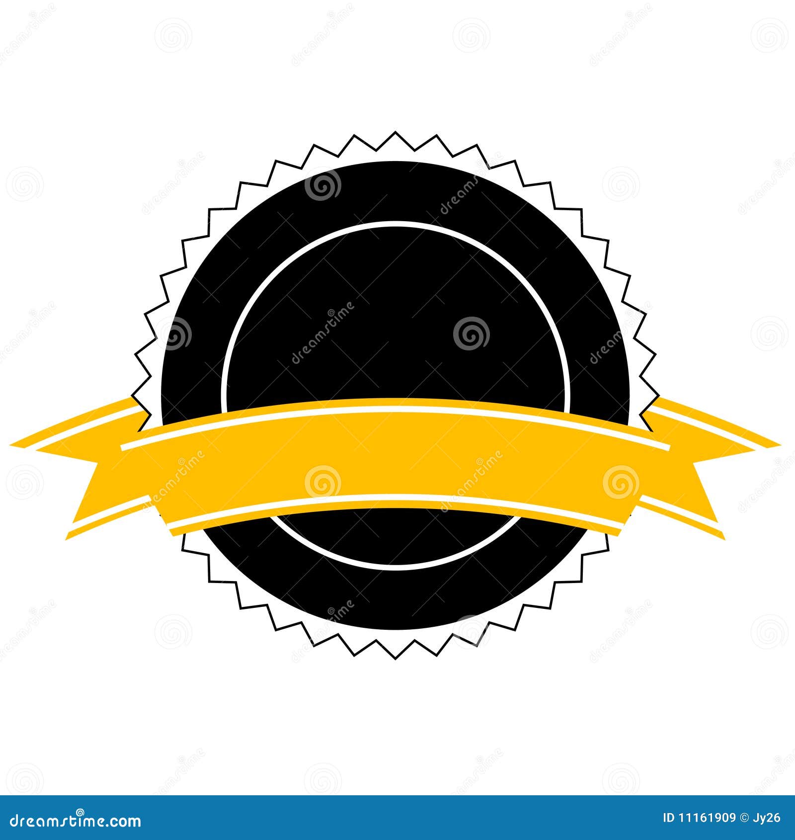 Emblem with Banner (vector) Stock Vector - Illustration of military ...