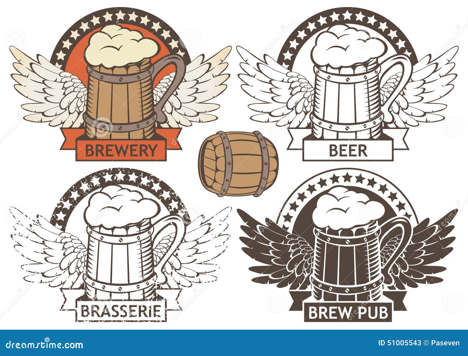 Emblem beer stock vector. Illustration of marketing, market - 51005543