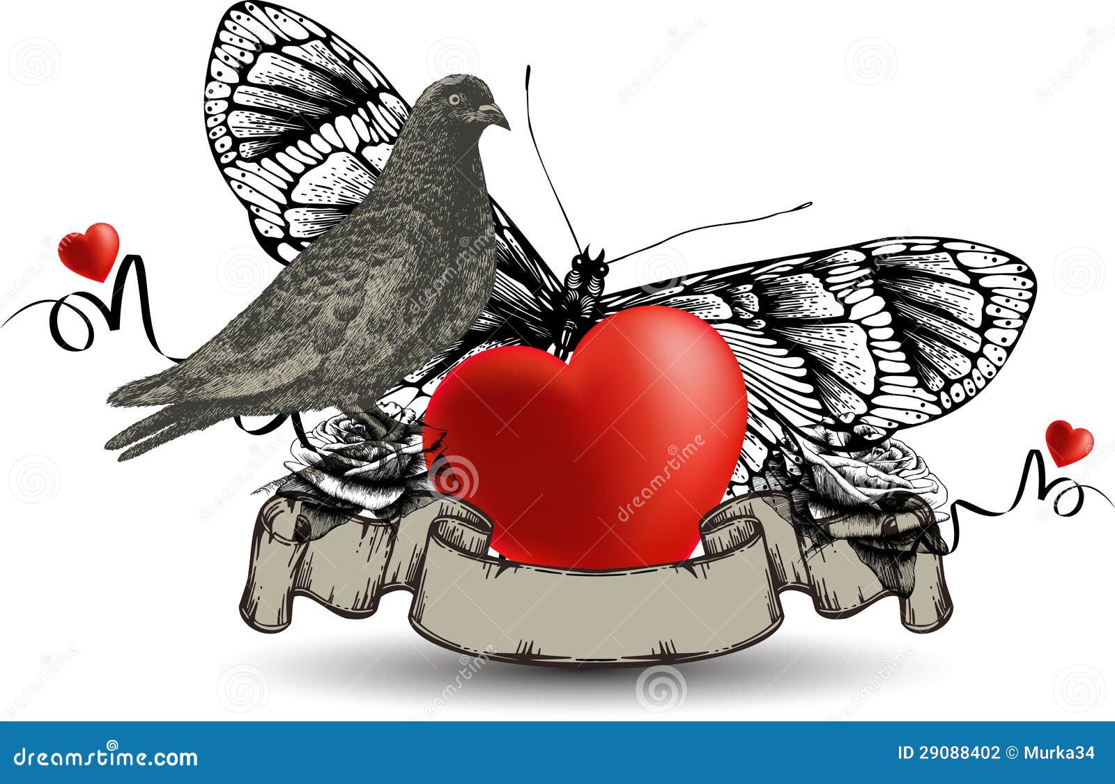 Bird Dove Silhouette Shape Seamless Pattern Trendy Fowl Sparrow Dove ...