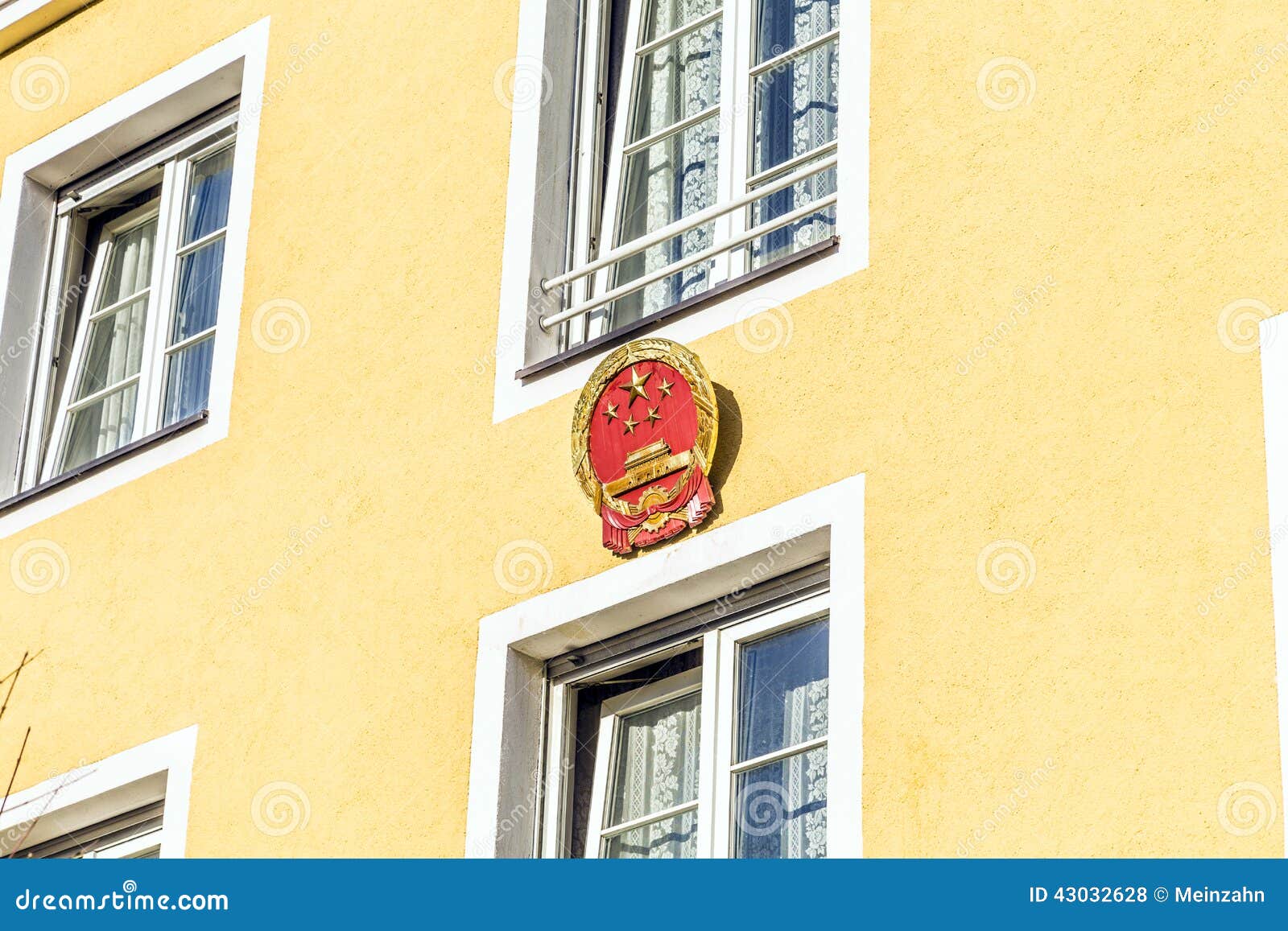 Emblem of Chinese Consulate Stock Photo - Image of sign, germany: 43032628
