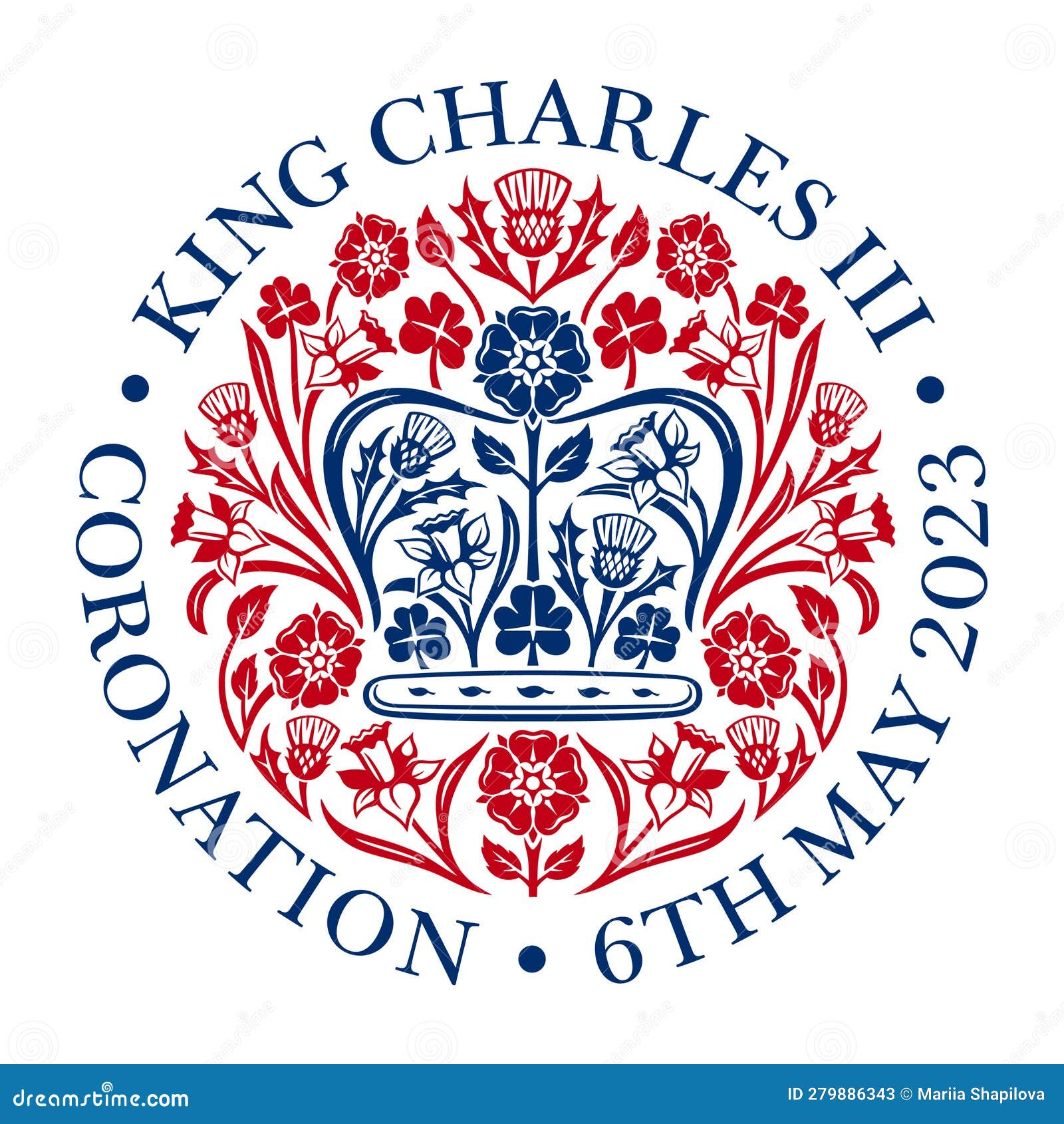 Emblem of the Coronation of King Charles III Editorial Stock Photo ...