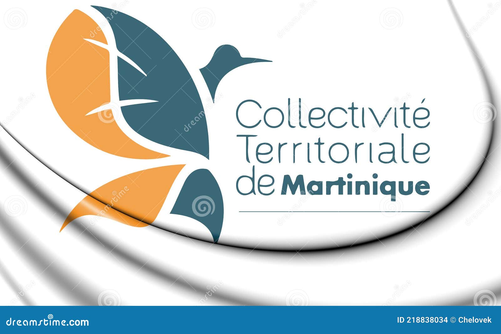 Emblem Der Martinique 3d Abbildung Stock Abbildung - Illustration von ...