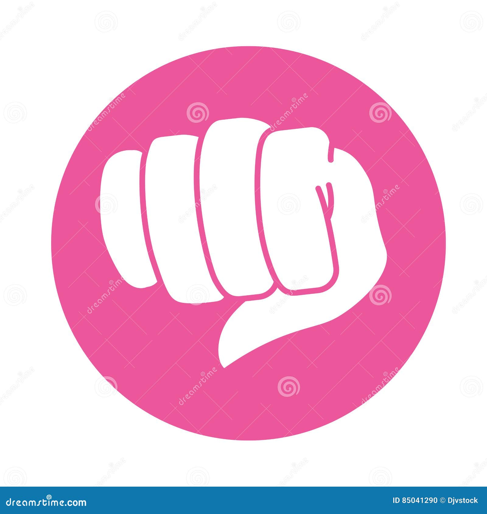 Emblem Fight for Rights of Women Icon Stock Illustration - Illustration ...