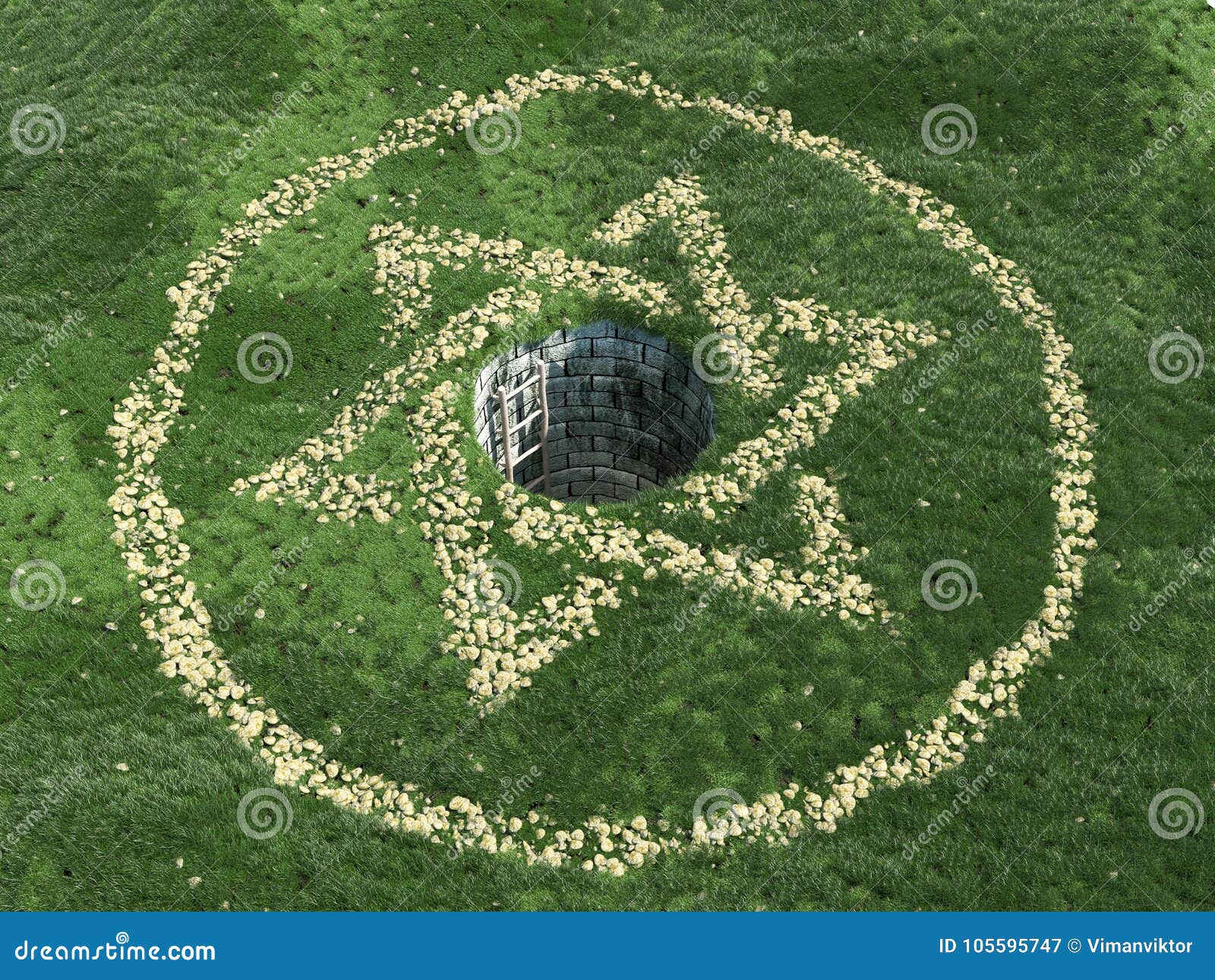 Symbol of Illuminati, Secret Knowledge. Stock Illustration ...