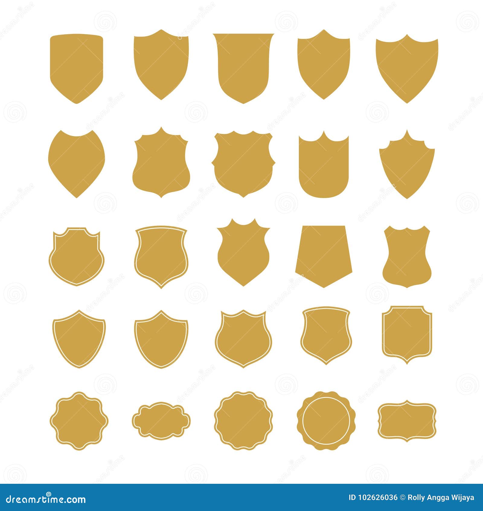 Emblem and Frame Collection Stock Vector - Illustration of honor, frame ...