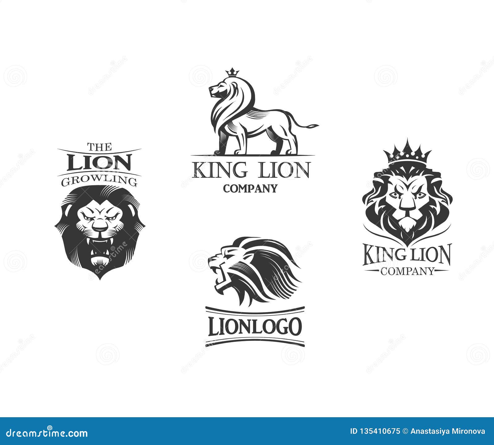 Emblem med lejon vektor illustrationer. Illustration av framsida ...