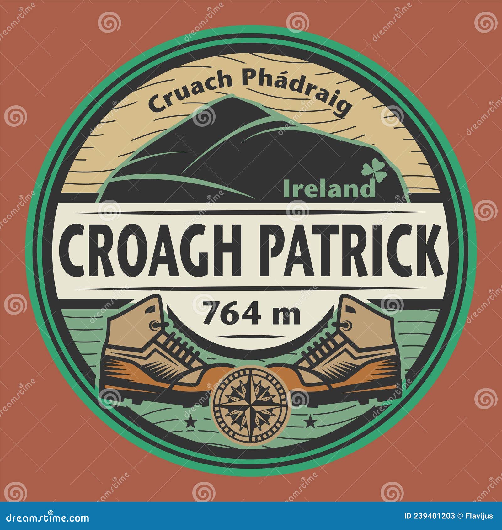 Patrick Name Lettering Tinsels Vector Illustration | CartoonDealer.com ...