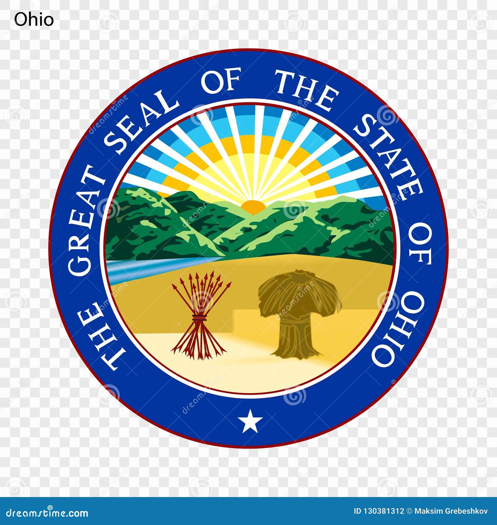 Emblem Province . Vector Illustration Stock Illustration - Illustration ...