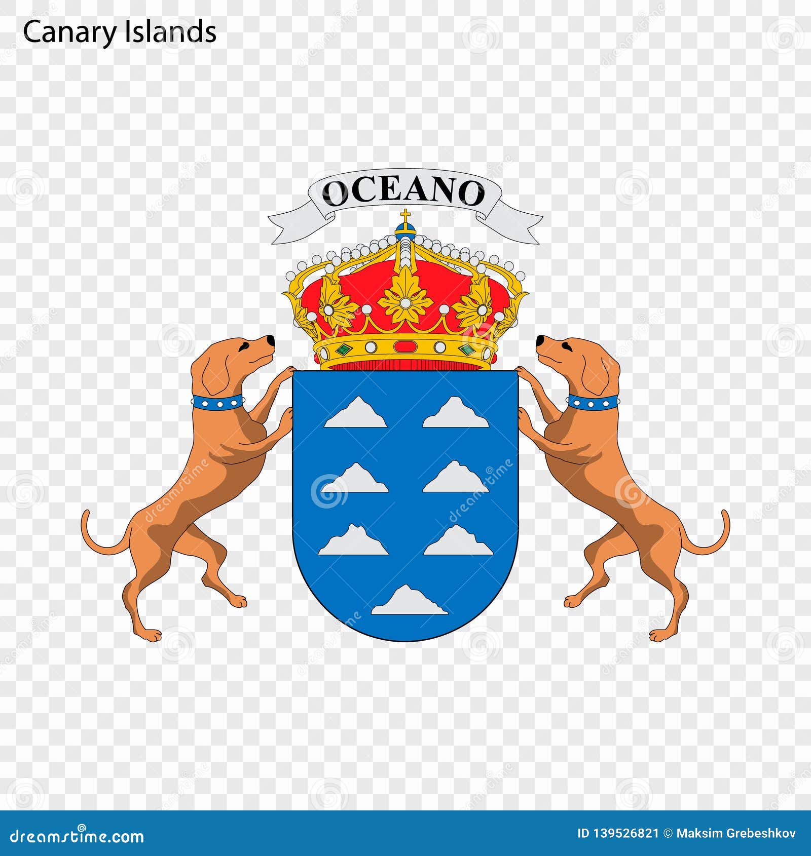 Emblem province of Spain stock illustration. Illustration of federation ...