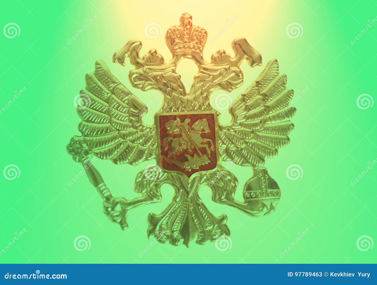 Emblem of Russia stock image. Image of decoration, engraving - 97789463